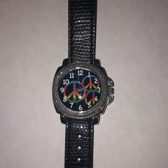 Accessories | Peace Sign Watch Womens Fashion Hippy | Poshmark